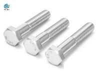 China Stainless Steel Hexagon Head Bolts Half Thread DIN931 / M10 for sale