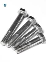 China Stainless Steel Hexagon Head Bolts Half Thread DIN931 / M10 for sale