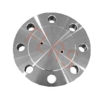 China ASTM A105 Raised Face Forged Carbon Steel Blind Flange for Industrial Piping Systems for sale