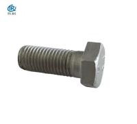 China Hot Dip Galvanized Hex Head Bolt Carbon Steel High Strength Full Thread M4-M36 Sizes for sale
