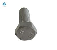 China Hot Dip Galvanized Hex Head Bolt Carbon Steel High Strength Full Thread M4-M36 Sizes for sale