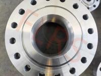 China SA350 LF6 Class 2 Low Alloy Steel Welding Neck Flange Notch RTJ Face 150-3000# for sale