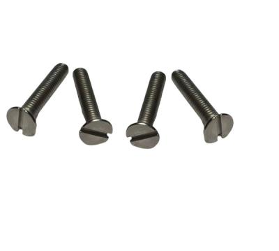 China M1-M20 Titanium Gr2 DIN 963 Slotted Countersunk Head Bolts - 340-410 MPa Tensile Strength for sale