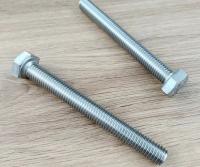 China Stainless Steel 18-8 Hex Head Tap Bolt M3-M72 Full Coarse Thread 6mm-300mm for sale