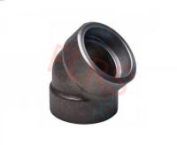 China ASTM A105 Hot Dip Galvanised Forged Pipeline Fitting Socket Weld Elbow Carbon Steel for sale
