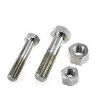 China 316 Stainless Steel Half Threaded Metric Hex Head Cap Bolt High Corrosion Resistant for sale