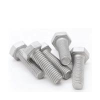 China Carbon Steel Full Threaded Flat Head Hex Bolt Hot Dip Galvanized M6 M72 Outdoor for sale