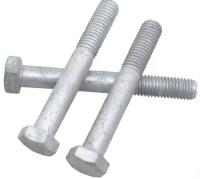 China Hot Dip Galvanized Hex Head Machine Bolt Partial Thread For Highway Fence Power Tower for sale