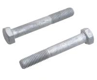 China Hot Dip Galvanized Hex Head Machine Bolt Partial Thread For Highway Fence Power Tower for sale