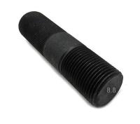 China B18.31.2 Steel Double Ended Bolt Fine Teeth Rough Pole Clamping Studs UNF for sale