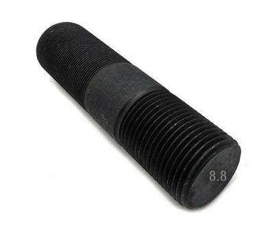 China B18.31.2 Steel Double Ended Bolt Fine Teeth Rough Pole Clamping Studs UNF for sale