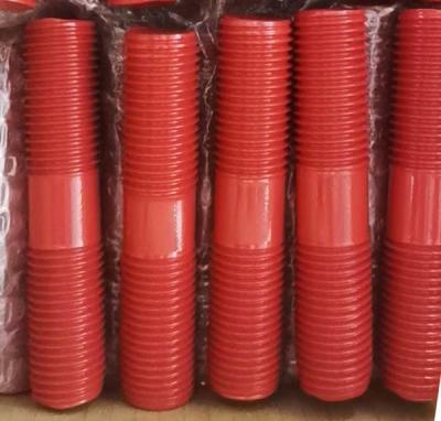 China PTFE Double Ended Bolt  / Carbon Steel Stud Bolts UNC Thread for sale