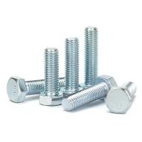 China M2 - M72 Electrogalvanizing Carbon Steel Hexagon Head Bolt Full Thread for sale