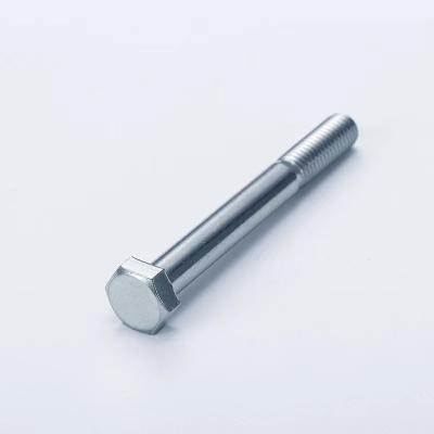 China M3 - M39 Hex Head Cap Screw Bolt Grade 8.8 Galvanized Carbon Steel Half Threaded for sale