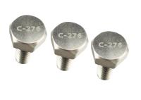 China C276 Hastelloy Hex Head Bolt Corrosion Resistant Natural Finish Custom Non Standard M6-M30 for sale
