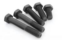 China Half Metric Thread Hex Head Bolt Fastener Blackening Finish Rust Prevention for sale