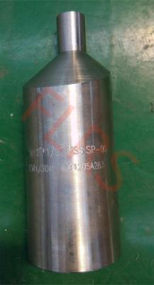 China MSS SP95 Forged Eccentric Swage Pipe Nipple Stainless Steel A182 F304 304L 1/2 x 3/4 for sale