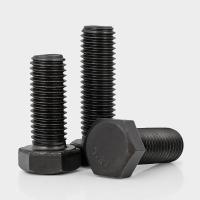 China Class 12.9 Left Hand / Reverse Threaded Hex Head Screws Extreme Strength Black Metric for sale