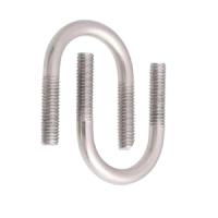 China Titanium U Bolt Nut Assembly M6 M8 M10 / U Clamp With Nut Washer for sale