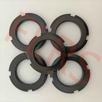 China Automotive Customized Rolling Bearing Round Lock Nut EN AW-7075 Anodized Black for sale