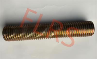 China 1 Inch x 170mm Alloy Steel A193 B7 Bichromate Coated Full Threaded Stud Bolt for Flange for sale