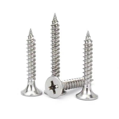 China Trumpet Head Stainless Steel Double Threaded Drywall Screws M3.5-4.3 for Metal Keel Installation for sale