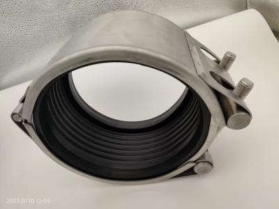 China DN150 SS304 NBR Pipe Leak Repair Clamp 0.8-2.5 Mpa Welding-Free for sale