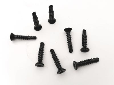 China Black Anticorrosive Coated Torx Socket Countersunk Head Self Drilling Screws ST2.9-ST6.3 10-300mm for sale