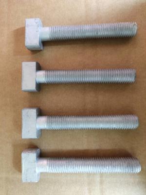 China Customized T Head Bolt Grade 4.8 Hot Dipped Galvanized M6 to M52 Carbon Steel for sale