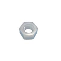 China PVDF Hex Nut M3-M30 Coarse Thread DIN/ISO Standard Chemical Resistant Fastener for sale