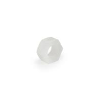 China PVDF Hex Nut M3-M30 Coarse Thread DIN/ISO Standard Chemical Resistant Fastener for sale