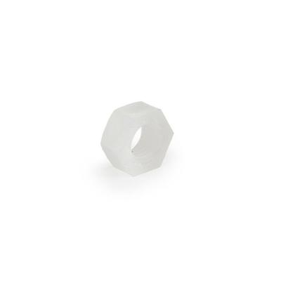 China PVDF Hex Nut M3-M30 Coarse Thread DIN/ISO Standard Chemical Resistant Fastener for sale