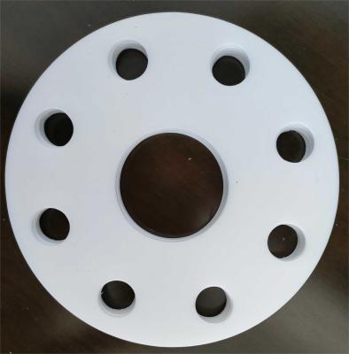China Full Face Type White PTFE Flat Gasket For Flat Face Steel Flanges for sale