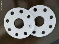 China Full Face Type White PTFE Flat Gasket For Flat Face Steel Flanges for sale