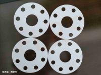China Full Face Type White PTFE Flat Gasket For Flat Face Steel Flanges for sale
