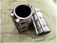 China Extended Type Single Pipe Clamp for Pipeline Repair 0.8-2.5 Mpa with EPDM Liner for sale