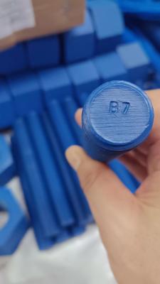 China XYLAN Fluorocarbon Coated STUD BOLT With 2 Heavy Hex. Nuts For Steel Pipeline Flanges for sale