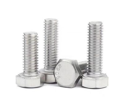 China Duplex Stainless Steel 2205 Hex Head Bolts M8-M24 20-150mm for Marine Chemical Oil for sale
