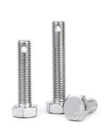 China Hexagon Head Bolts With Split Pin Hole On Shank GB /T 31.1 for sale