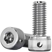 China Corrosion Resistant Hex Socket Cap Head Machine Screws With Wire Holes On Head SS304 Or SS316 for sale