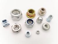 China Custom Steel Hex & Round Nuts Grade 4.8 - M4 to M30 Sizes with Zinc Plated Finish for Industrial Applications for sale