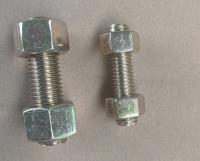 China Bichromate Plated Threaded Stud Bolt Hex Nut Washer ASME A193 B7 12.9 for sale