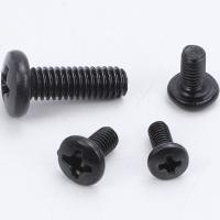 China M3-M8 Black Cross Recessed Pan Head Screws with Zinc Plating for Solar Panel Installation - 5mm to 100mm Length Range for sale