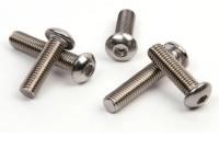 China SS Hex Socket Round Button Head Screw with Metric Coarse Thread  ISO 7380/ ASME/ANSI B 18.3.4M for sale