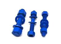 China ASME B18.2.1/B18.2.2 Fluocarbon Coated Stud Bolt Assembly with Heavy Hex Nuts - 4.8 to 12.9 Grades for sale