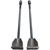 China Steel Structure High Strength Welded Plate Embedded Anchor Bolts M27-M100 Diameter, 5000 lbs Capacity for Foundation Construction for sale