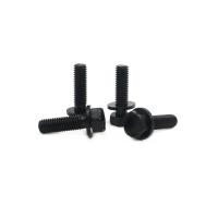 China GR.10.9 Black Surface Hexagon Head Bolts and Plain Washers Assemblies with Hex Nut Accessories M2.5-M12 Thread Size for sale