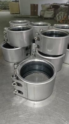 China Stainless Steel 201 Grip Type Pipe Clamp with EPDM Seal Ring for Gas Industry 2 inch for sale