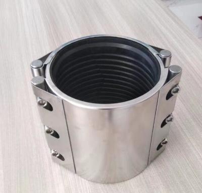 China Stainless Steel Pipe Clamp Bolted Connection 2 Inch for Shipbuilding Industrial Pipe Support for sale
