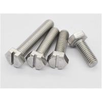 China Stainless Steel GB/T 29.1 Hex Bolt with Slot on Head M12 x 1.75 for sale